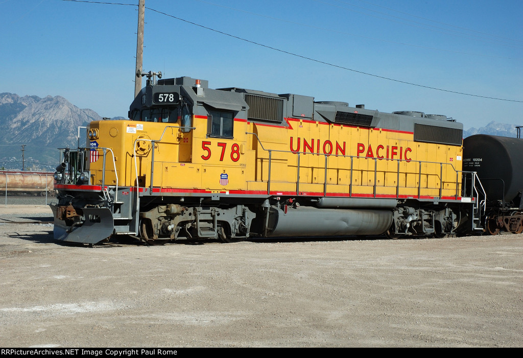 UP 578, EMD GP38-2, ex SP 4815, at Roper Yard